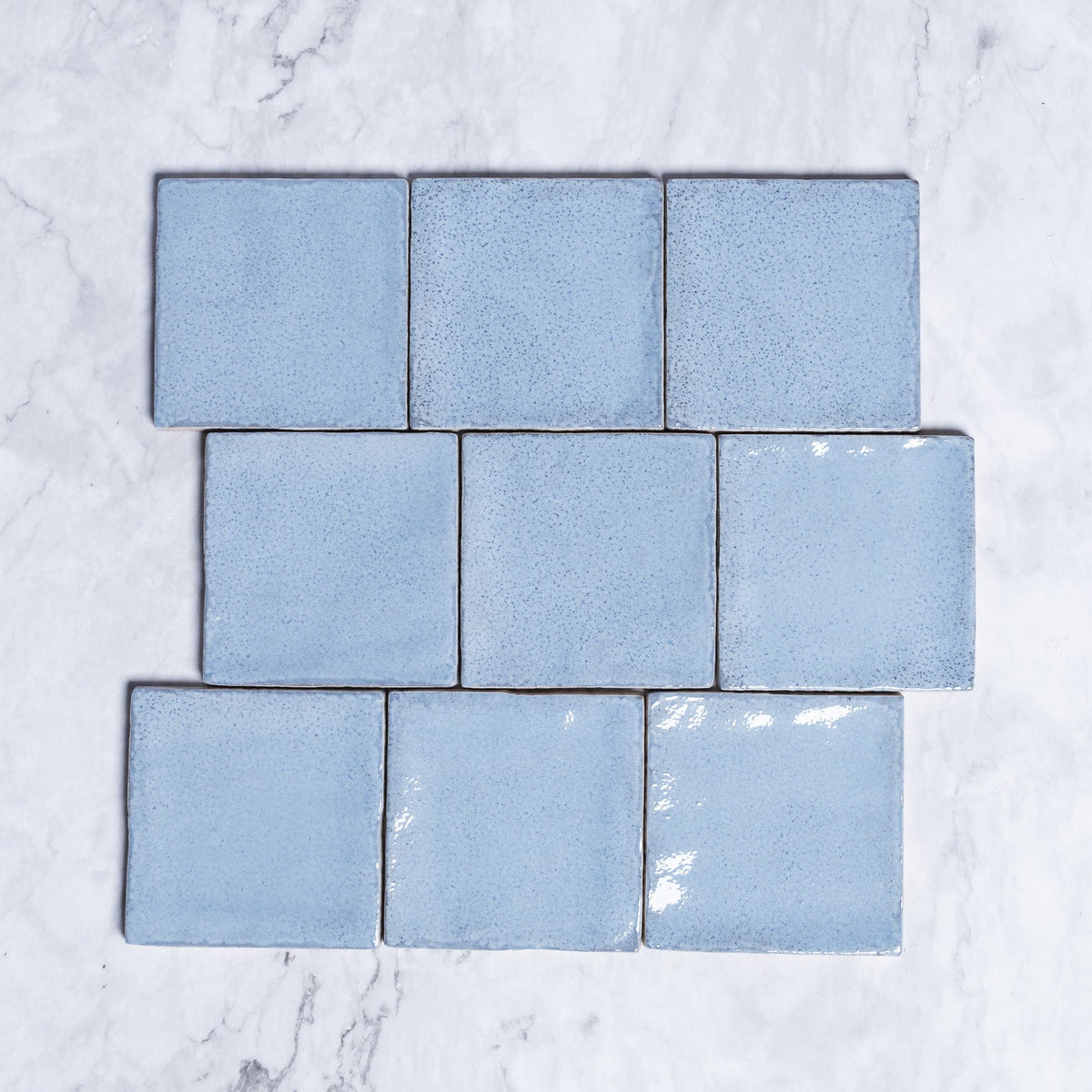 Exville Sky Blue Gloss 100x100mm – Touch Surfaces